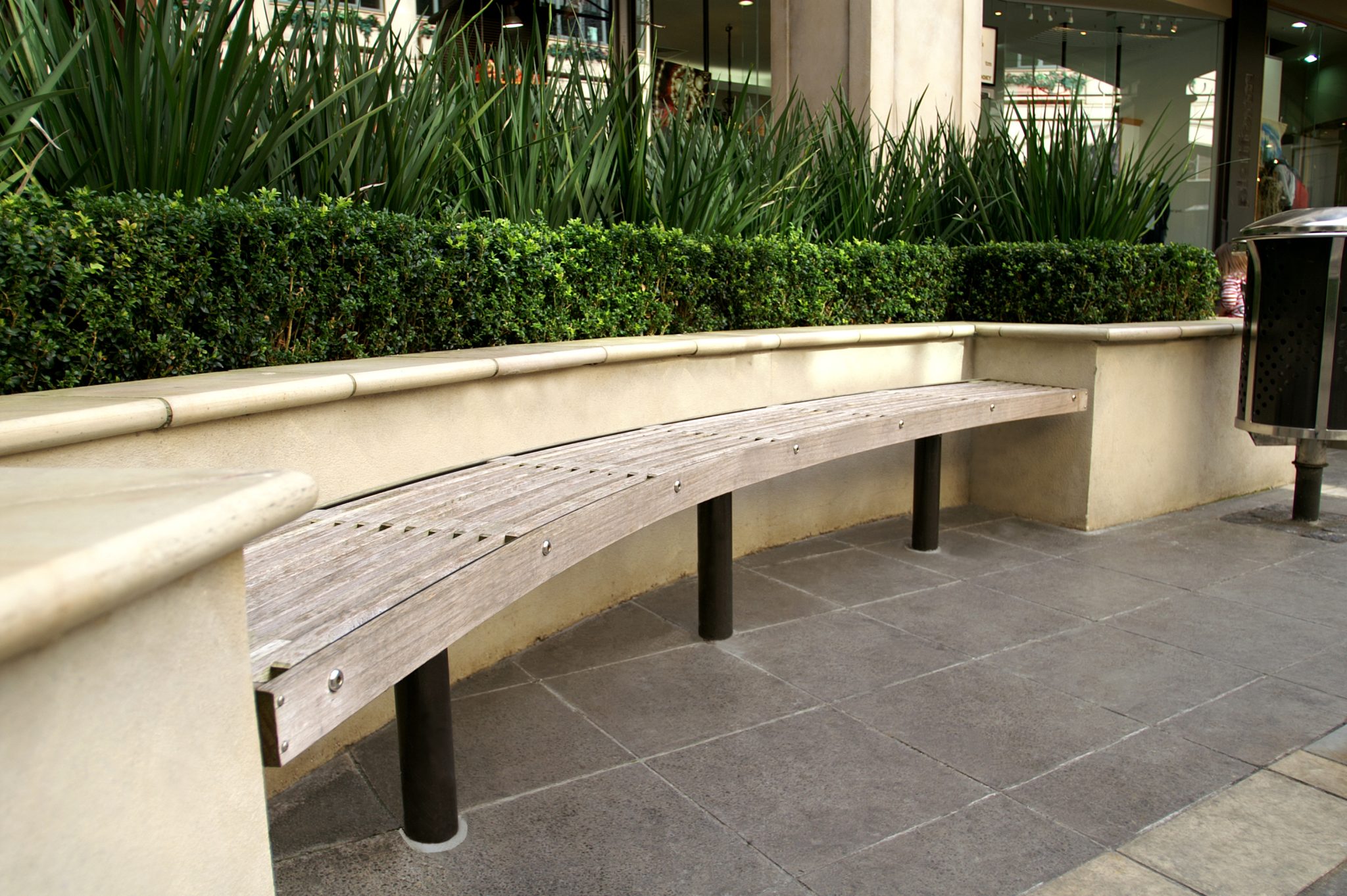 SFNZ Curved Bench - Street Furniture