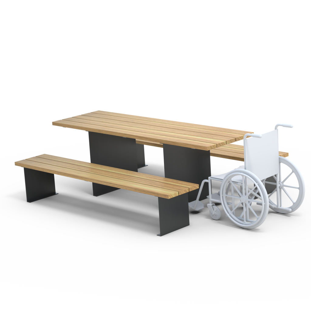 Ōtākaro Accessible Picnic Set - Street Furniture