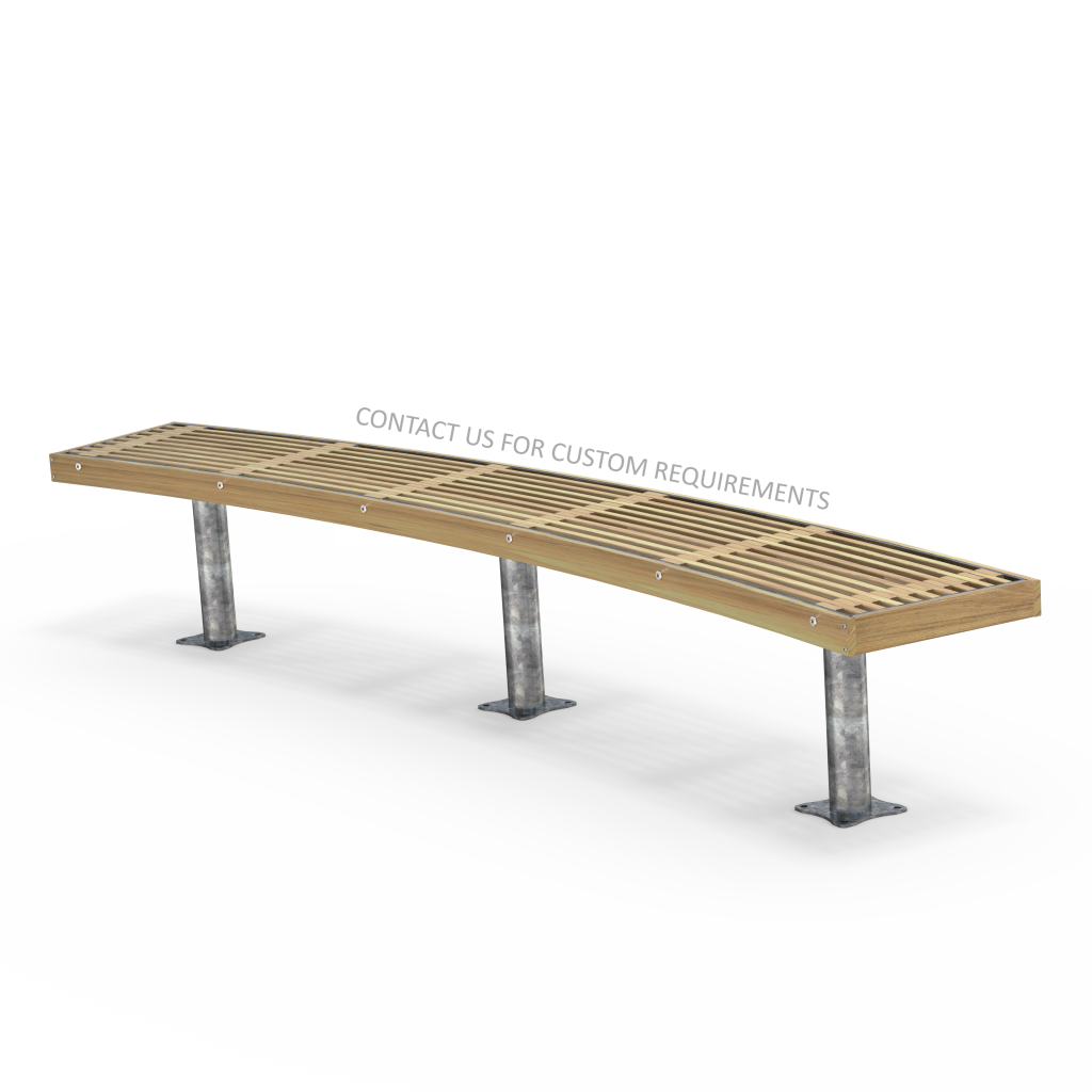 SFNZ Curved Bench - Street Furniture