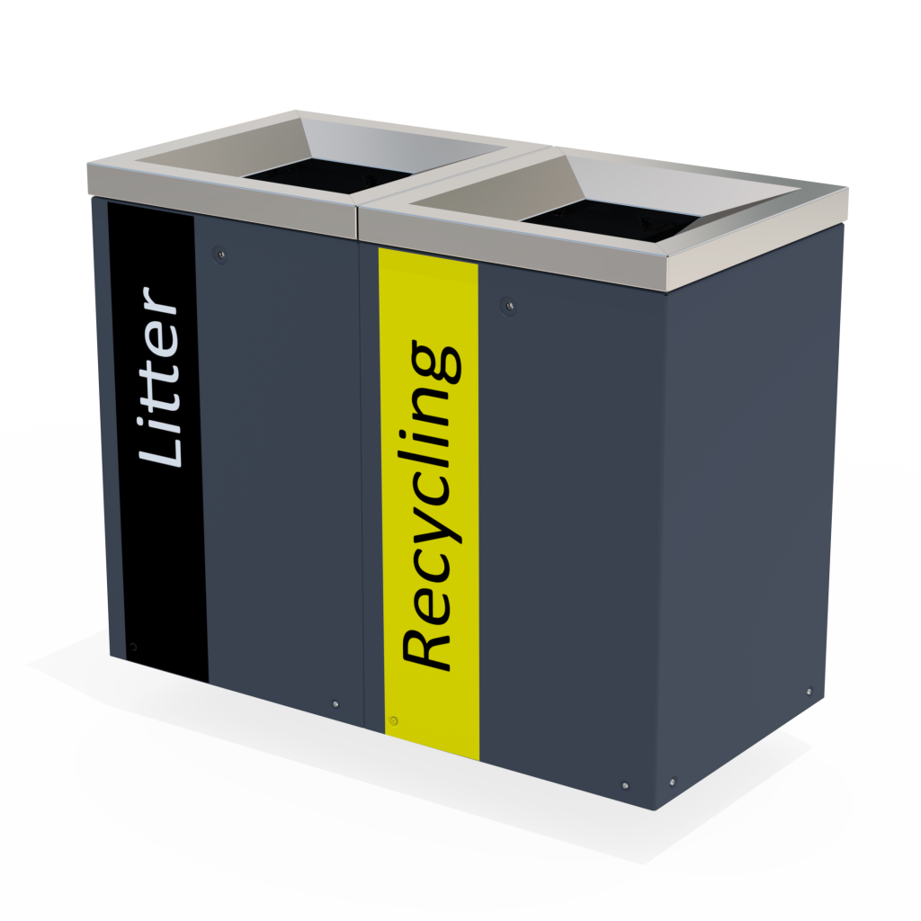 Mobilia Exterior Double Bins - Street Furniture