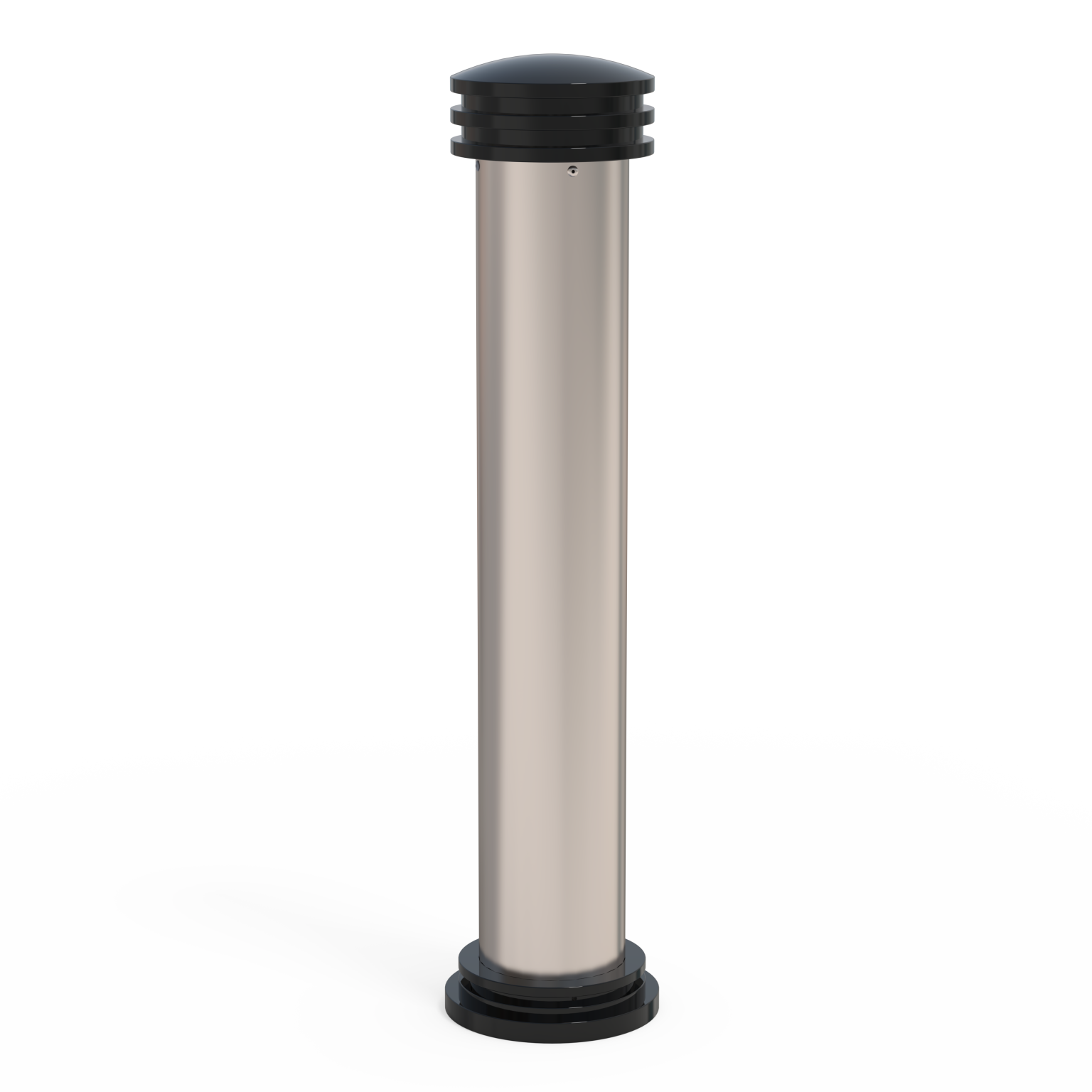 London Cast Head Stainless Steel Bollard - Street Furniture