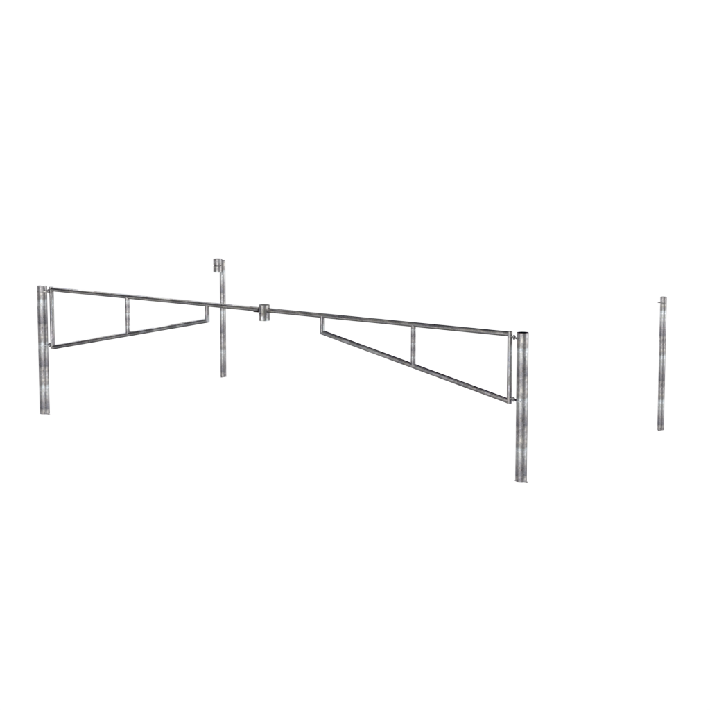 Double Steel Gate - Street Furniture