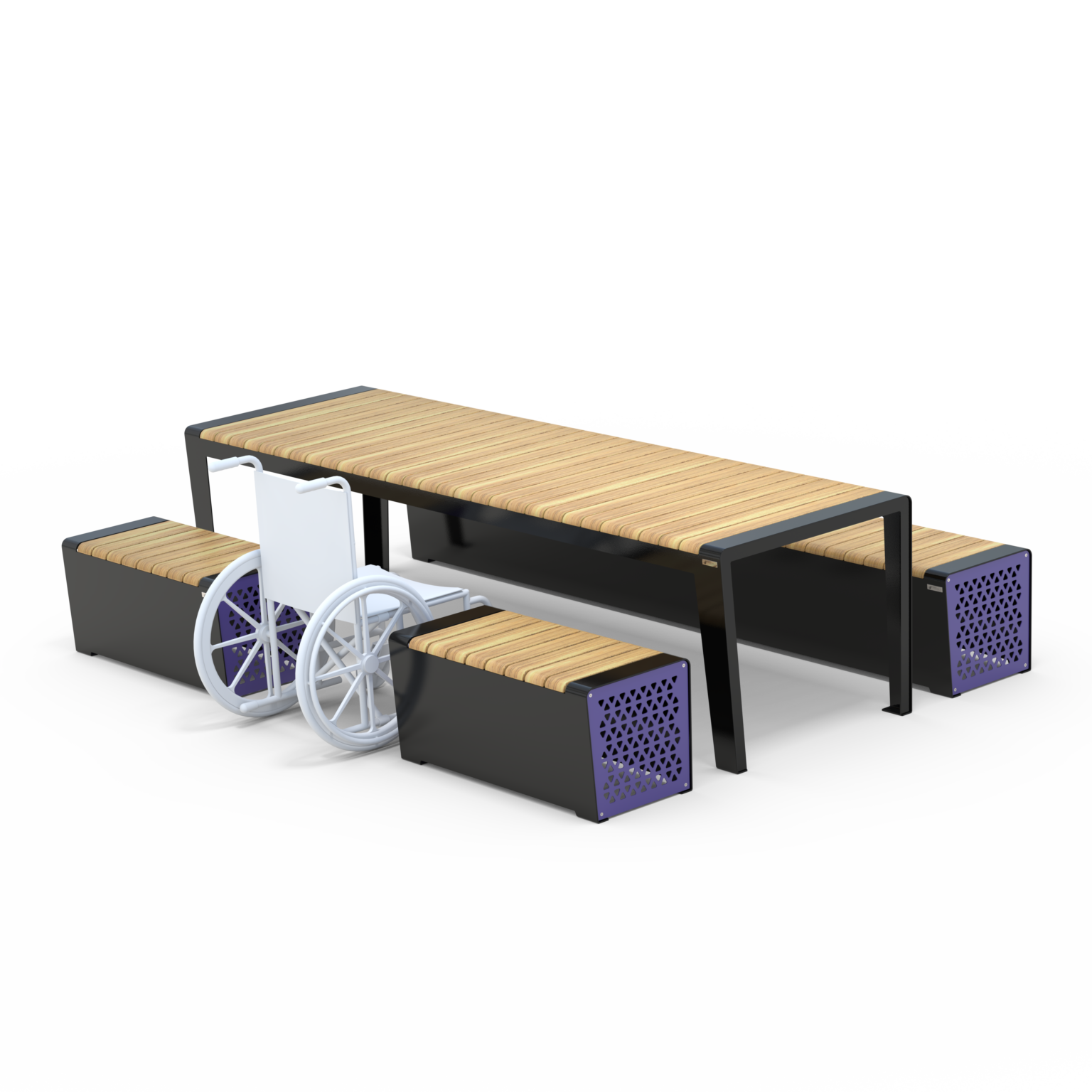 Linear Bench - Street Furniture