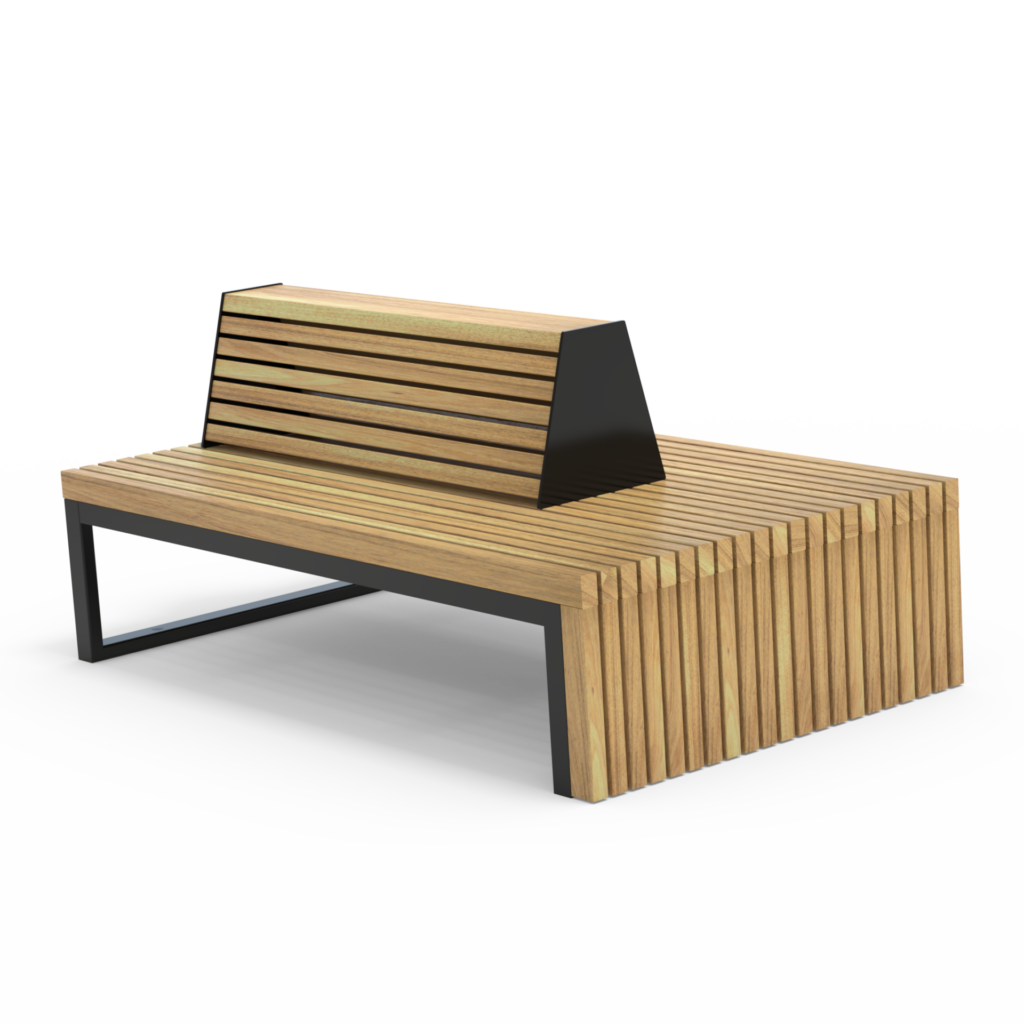 Capital Double Seat - Street Furniture